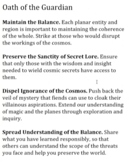Oath of the Guardian (Paladin) – ThinkDM
