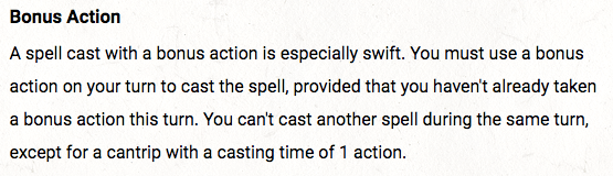 Casting a Bonus Action and Reaction Spell on Your Turn – ThinkDM