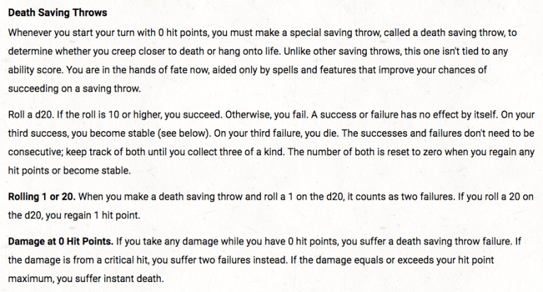Death Saves Revived – ThinkDM